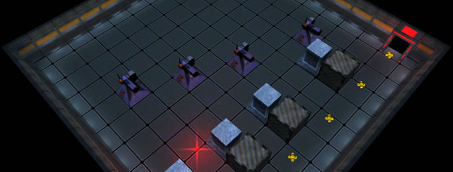 Robot Escape um jogo de estratégia com tiros e robôs para iPad ...