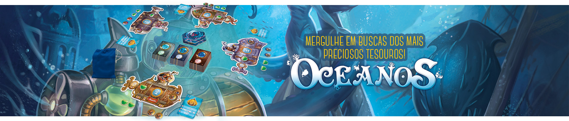 Uma aventura te aguarda nas profundezas em "Oceanos", novo boardgame da ...